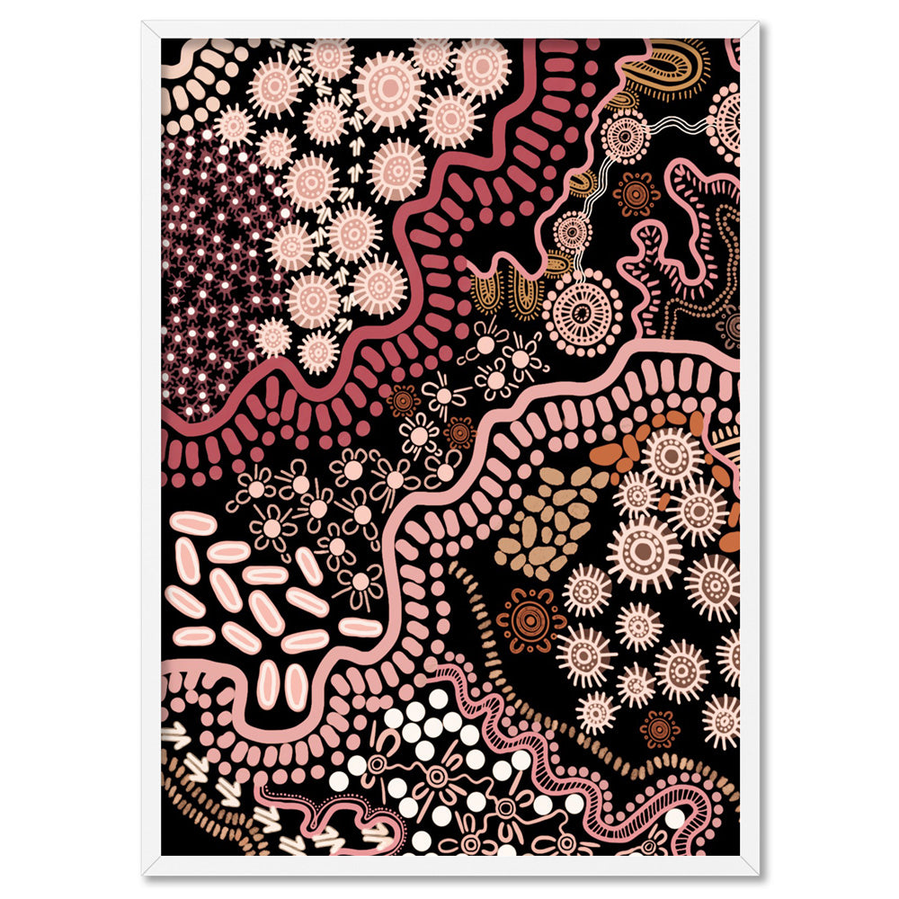 Indigenous Australian Print. Country in Colour Native Art – Print and ...