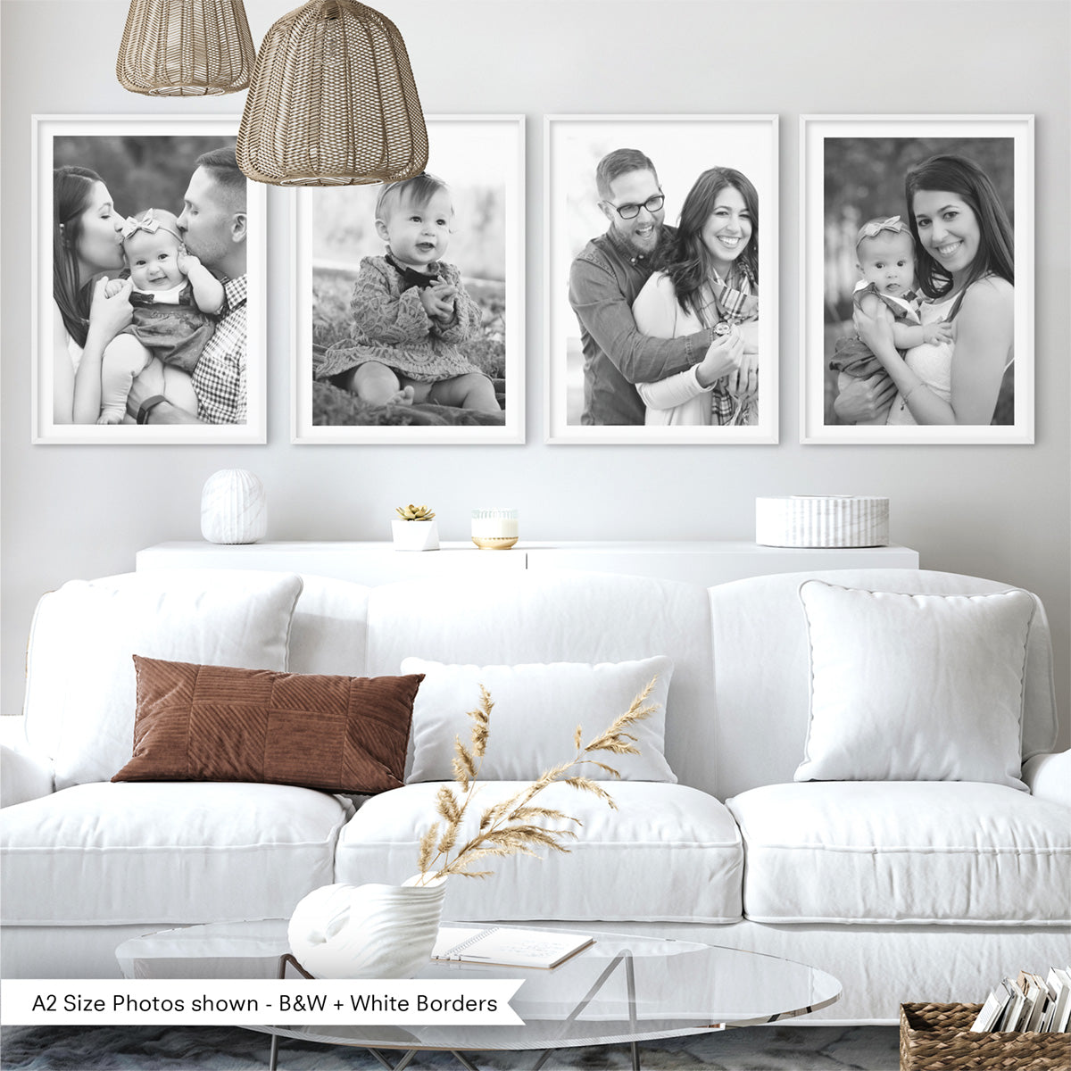 Create a Custom Gallery Wall with Personalised Family Wall Art Prints ...