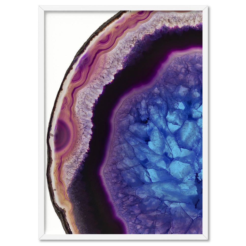Agate Wall Print Poster. Multicolour Print. Living room art – Print and ...