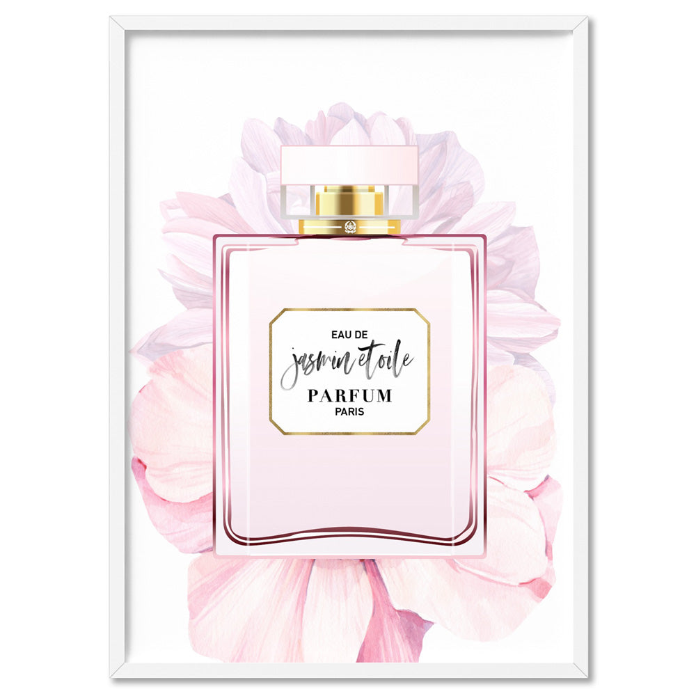 Perfume Bottle Fashion Wall Art Print. Floral Wall Poster – Print and ...