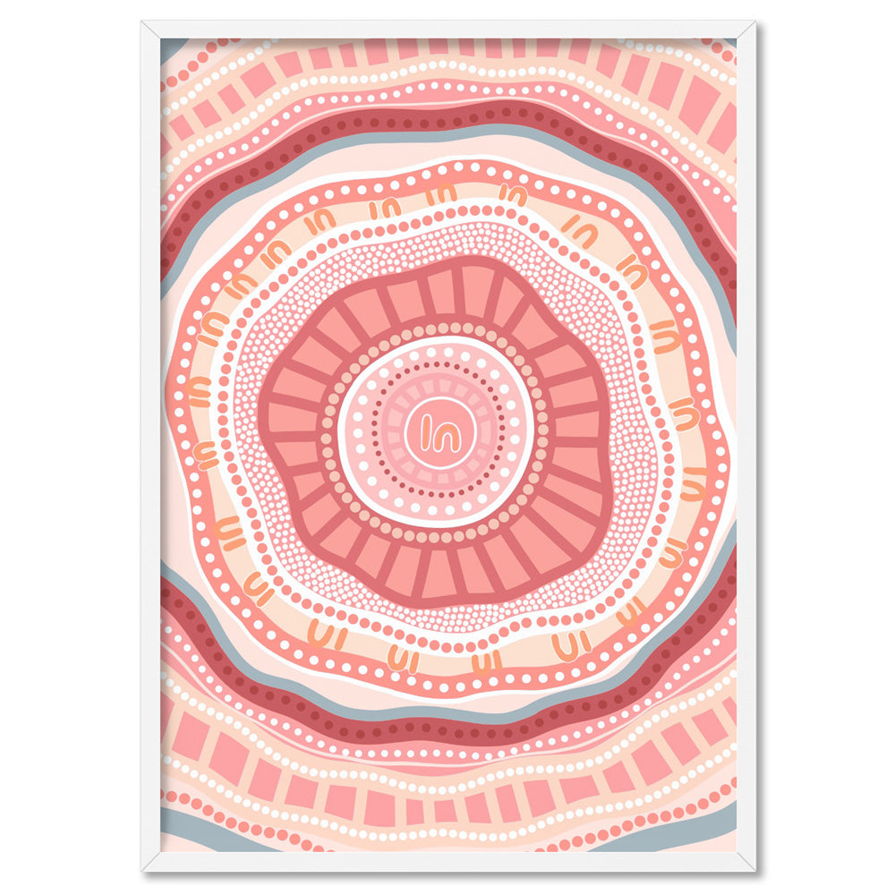 Aboriginal Australian Art. Indigenous Female Self Print – Print and Proper®