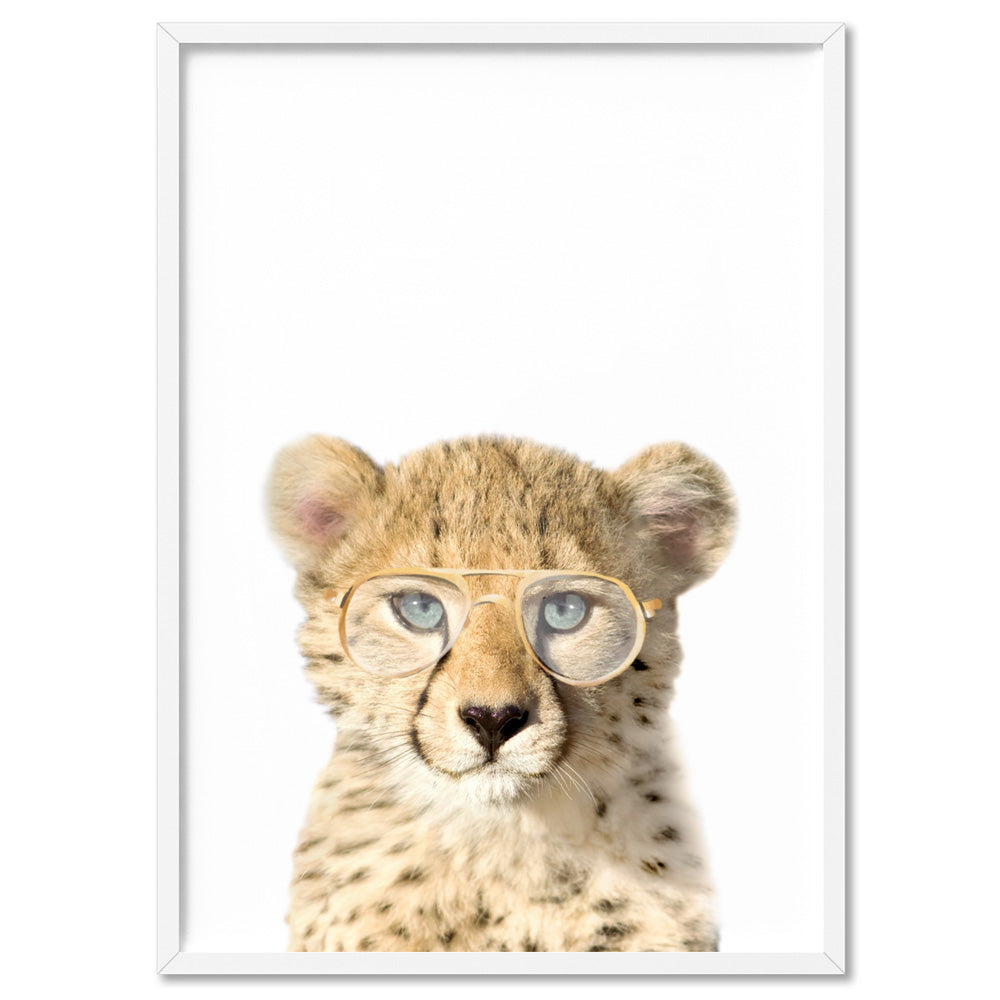 Schattige Baby Cheetah Tekeningen Baby Cheetah Framed Art