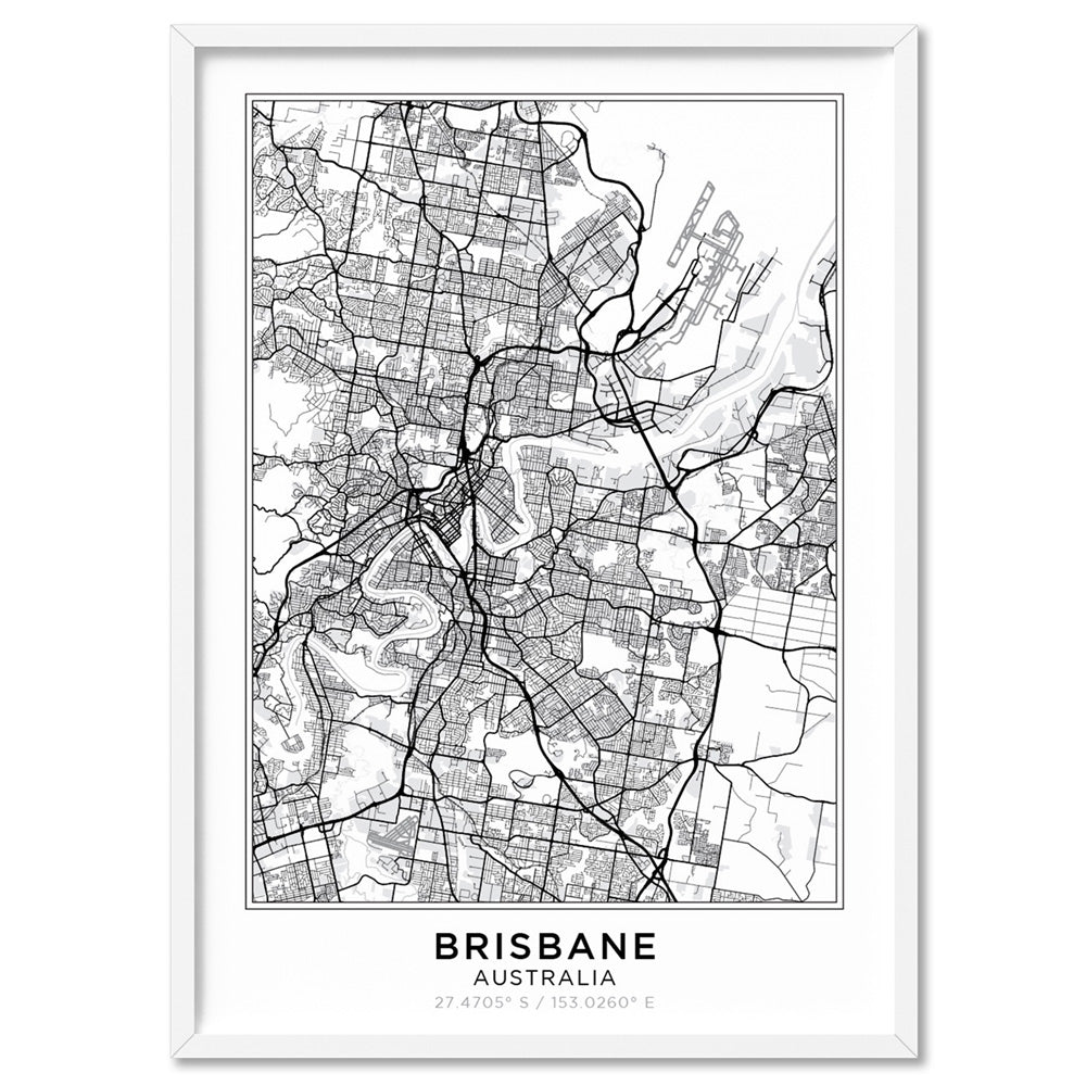 Brisbane Downtown Map
