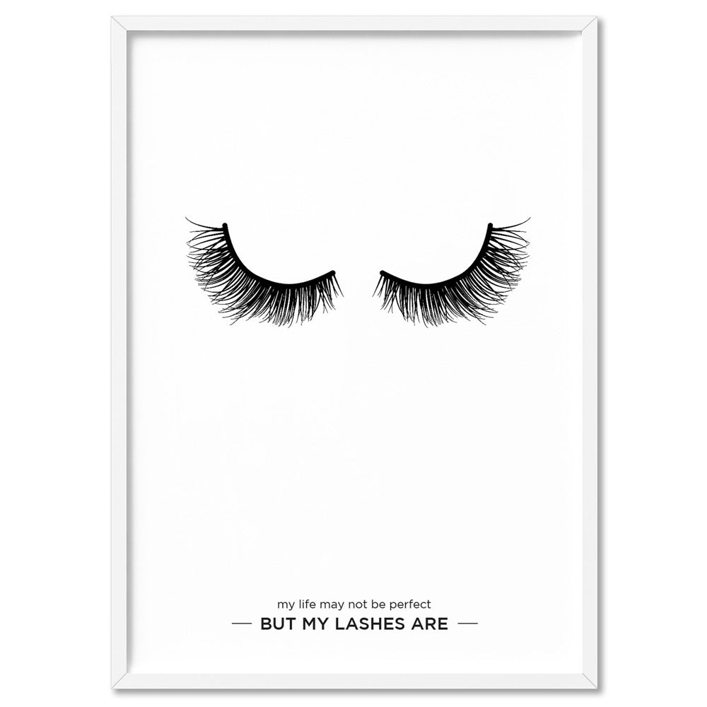 Eyelashes Quote Typography Print. Beauty Wall Art Poster – Print and ...