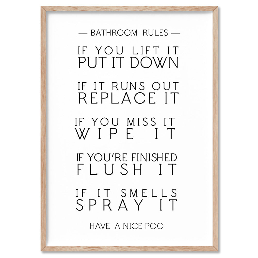 Free Print Bathroom Etiquette Signs Tips About Bathroom Rules Print On